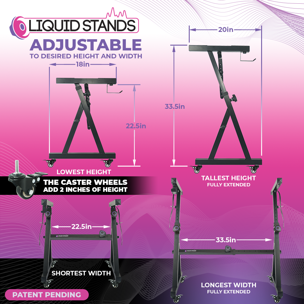 Collapsible Keyboard Stand – Liquid Stands